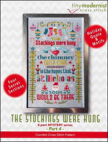 The Stockings Were Hung Part 4 Cross Stitch Pattern | Crossed Hearts ...