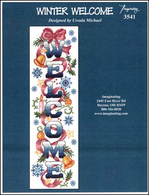 Winter Welcome Cross Stitch Pattern by Imaginating – Crossed Hearts Needlework & Design