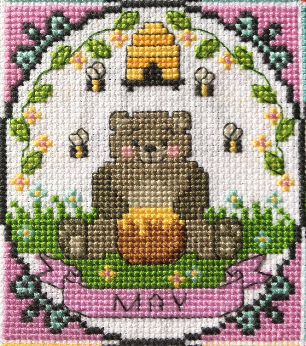 A Year Of Animal Fun & Frolics: May Cross Stitch Pattern by Tiny Moder ...