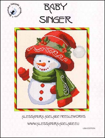 Baby Singer Cross Stitch Pattern by Alessandra Adelaide Needleworks ...