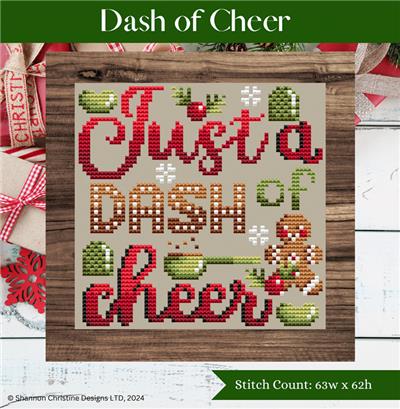 Dash of Cheer Cross Stitch Pattern by Shannon Christine Designs ...