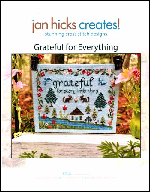 Grateful for Everything Cross Stitch Pattern by Jan Hicks Creates ...