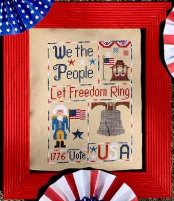 We The People Cross Stitch Pattern by Pickle Barrel Designs – Crossed ...