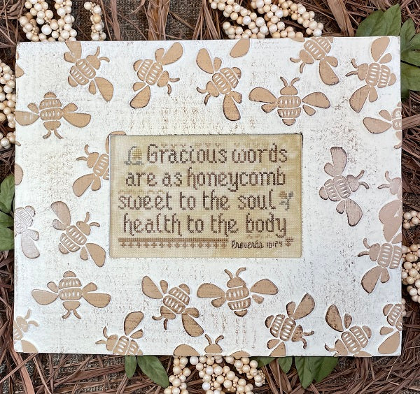 Gracious Words Cross Stitch Pattern by My Big Toe Designs – Crossed ...