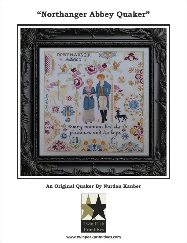 Northanger Abbey Quaker Cross Stitch Pattern by Twin Peak Primitives ...