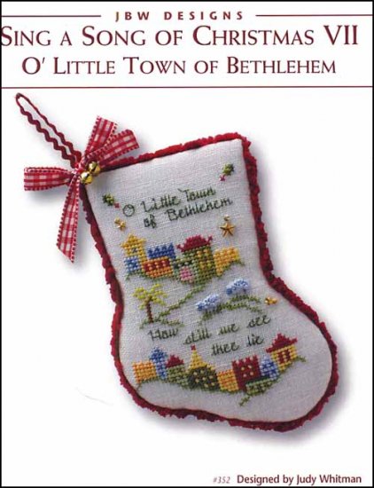 Sing A Song Of Christmas 7 'O' Little Town Of Bethlehem' Cross Stitch ...