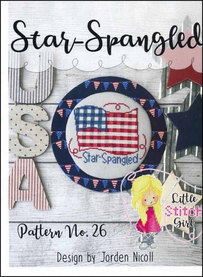Star-Spangled Cross Stitch Pattern | Crossed Hearts Needlework & Design