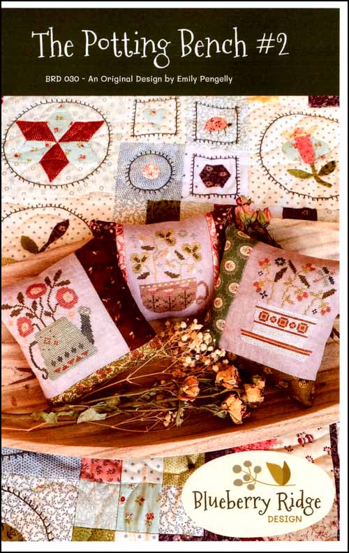 The Potting Bench #2 Cross Stitch Pattern | Blueberry Ridge Designs ...