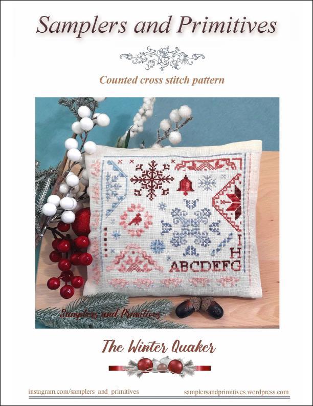 The Winter Quaker Cross Stitch Pattern by Samplers and Primitives ...