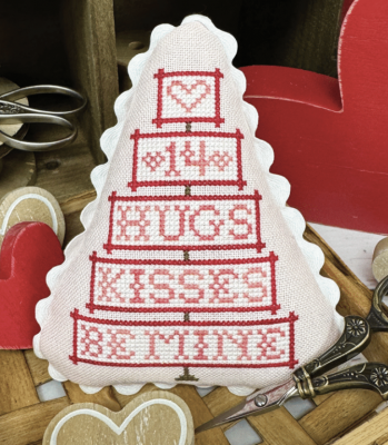 Valentine's Day Word Tree Cross Stitch Pattern by Primrose Cottage Sti ...