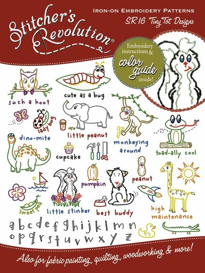 SR16 Tiny Tot Designs Iron-On Embroidery Transfer Pattern | Stitcher’s ...